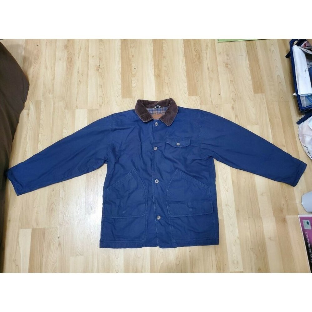 Rare Vintage Aberdeen Field Jacket Barn Work Coat Blu… - Gem